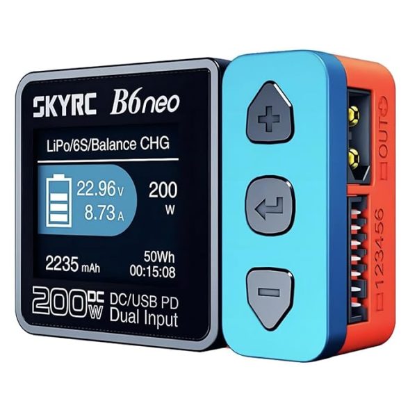 SKYRC B6Neo+ Balance Lipo Battery Charger for 1S-6S Lipo/Li-Ion/LiHV ...